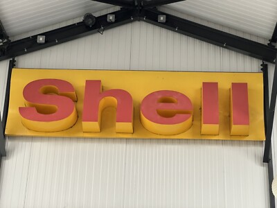 Vintage Shell Petrol Station Forecourt Sign - Iconic Rare Piece of ...