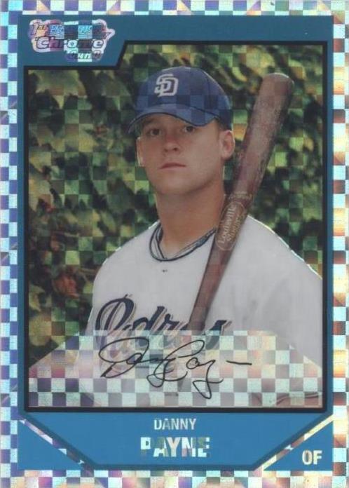 2007 Bowman Draft Picks & Prospects - Chrome Draft Picks Danny Payne # ...