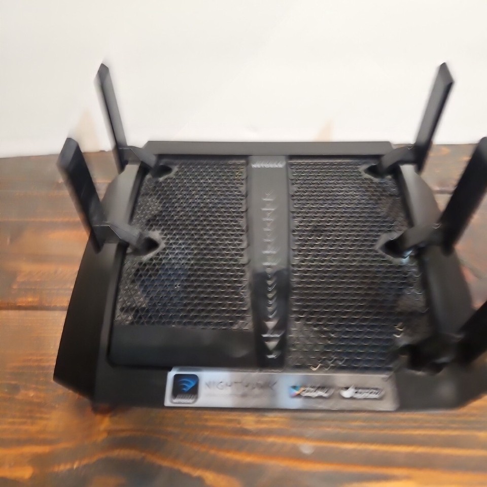 Netgear Nighthawk X6 AC3200 Wireless Tri-Band WiFi Router R8000 READ ...