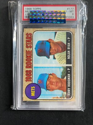 1968 Topps Mets Rookies - Jerry Koosman/Nolan Ryan 6 #177 PSA 6 | eBay