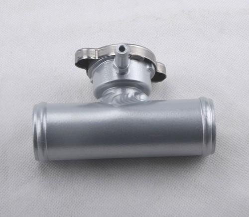 35mm Aluminum In Line Radiator Hose Filler Neck With Cap Silver | eBay