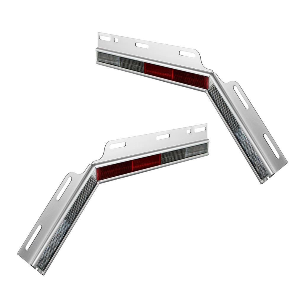 45 Angled Conspicuity Reflector Plate for Angled Mud Flaps - Aluminum ...