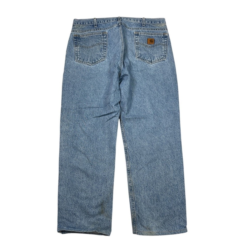 Carhartt Traditional Fit Tapered Leg Heavyweight Jeans FLAW Mens 38x27 ...