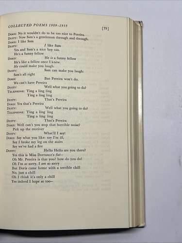 T.S. Eliot - Complete Poems & Plays 1909-1950 / 1958 - Harcourt, Brace ...