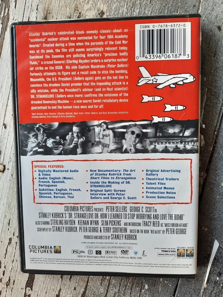 Dr. Strangelove Special Edition DVD | eBay