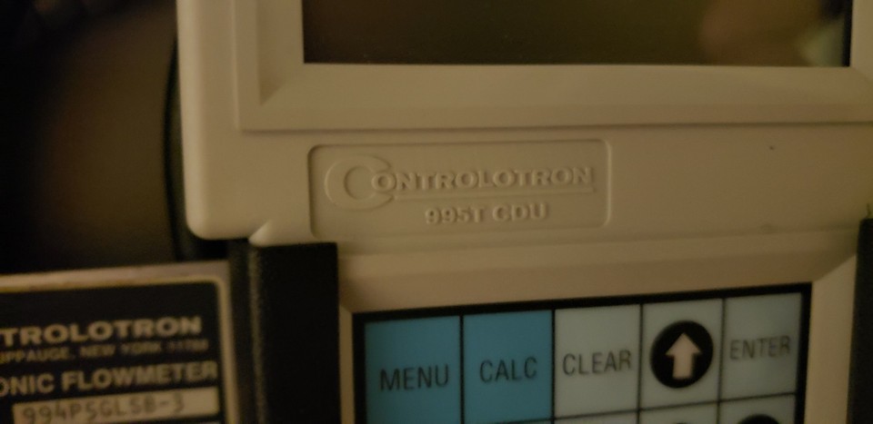 Controlotron Ultrasonic Flowmeter 994P5GLSB-3 | eBay
