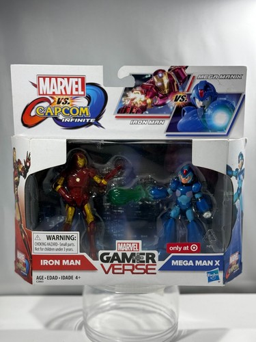 Marvel vs Capcom Infinite - GamerVerse - 4" IRON MAN & MEGA MAN X ...