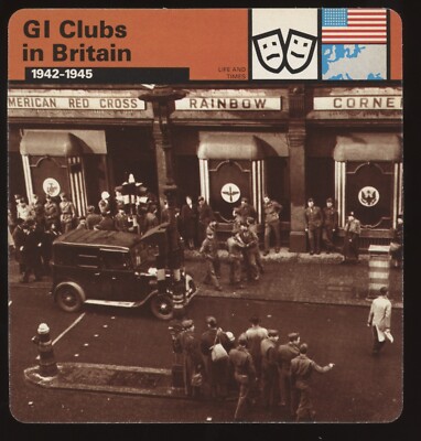 GI Clubs in Britain Edito Service Card Second World War II Life Times ...