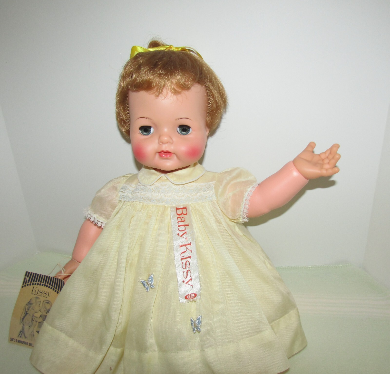 Vintage Doll Ideal KISSY BABY Playpal Type 21” Original Dress Tag ...