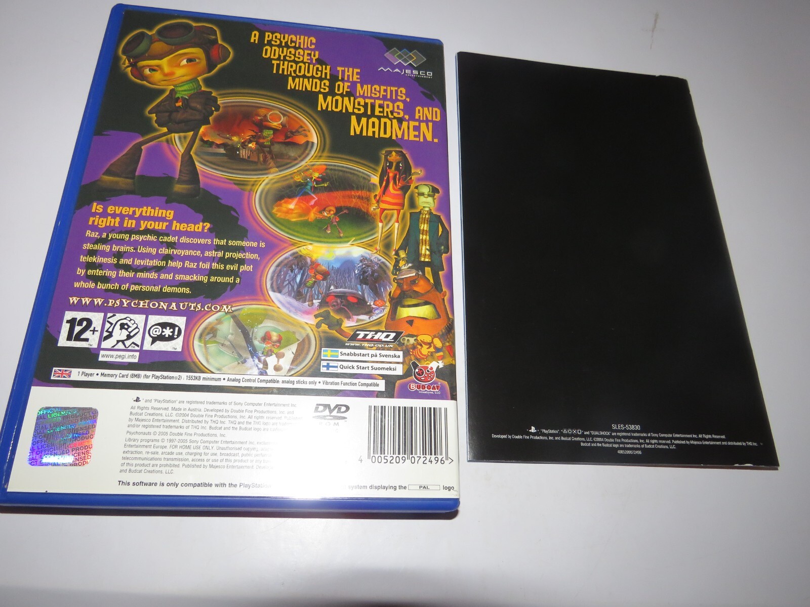 Psychonauts - PLAYSTATION 2 PS2 UK PAL VERSION | eBay