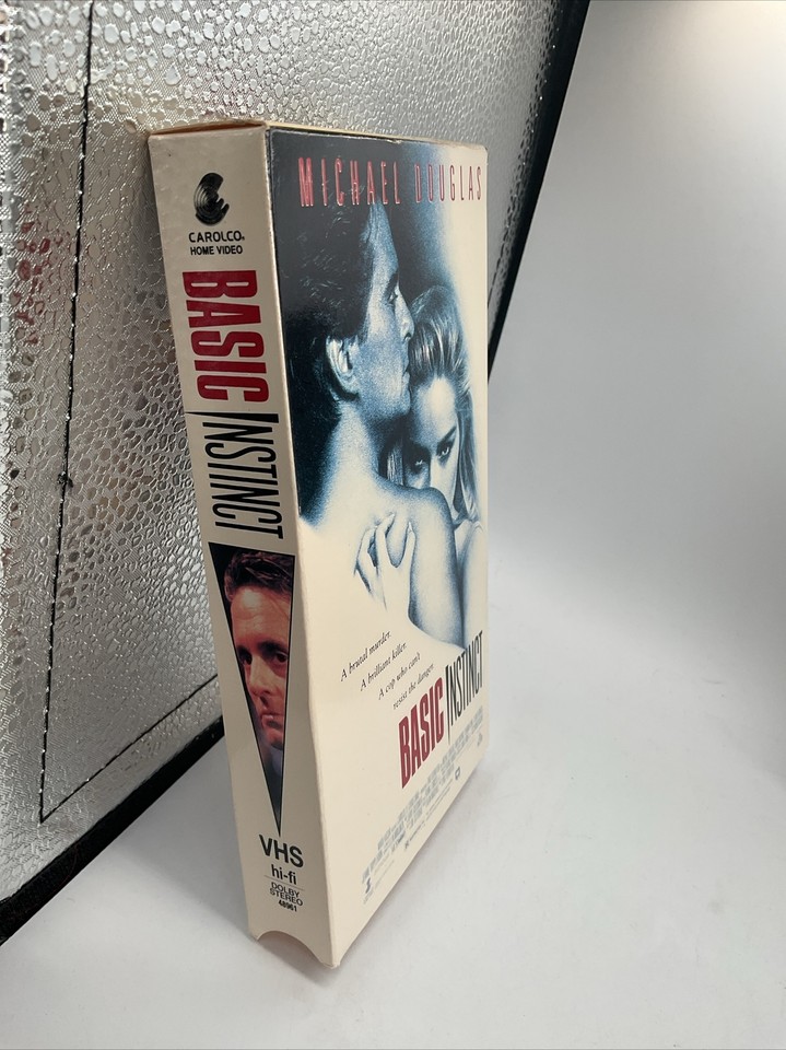 Basic Instinct - VHS 1992 - Sharon Stone Michael Douglas - R Rated | eBay