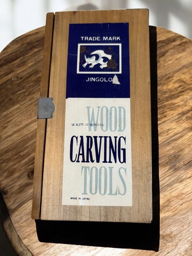 Vintage Jingoloro Wood Carving Tools Japan Set of 5 Unused | eBay