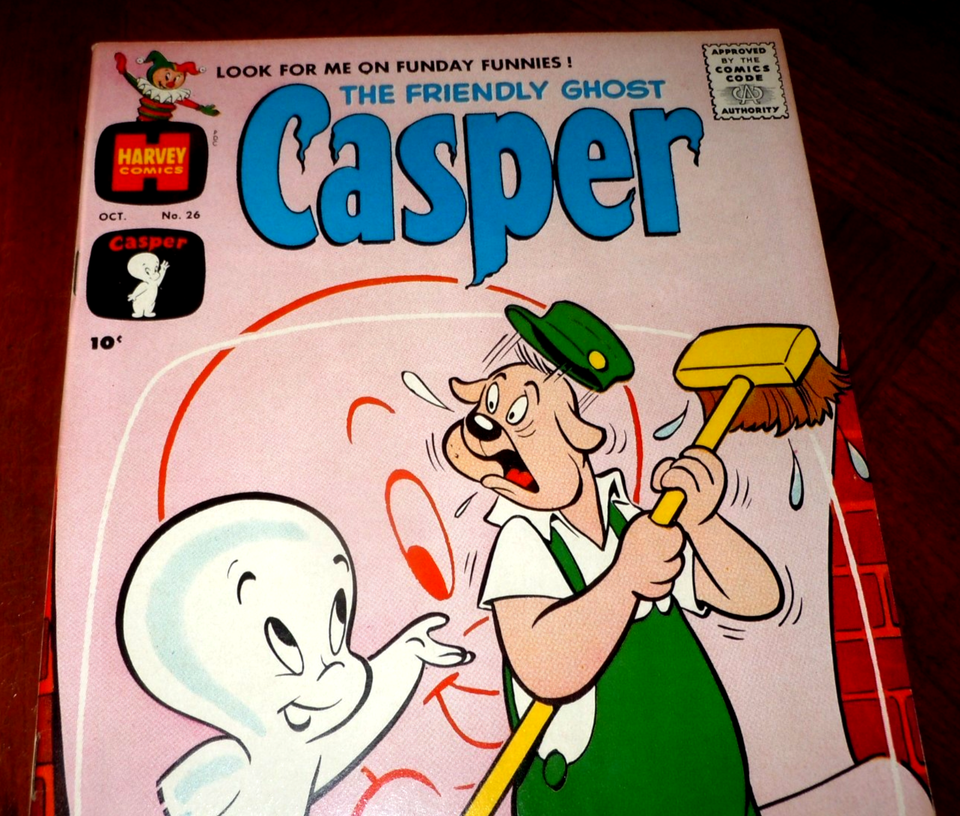 THE FRIENDLY GHOST CASPER #26 (1960) VF (8.0) cond. WENDY, SPOOKY app ...