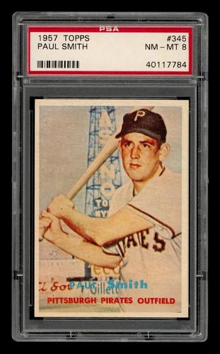 1957 Topps Set-Break #345 Paul Smith PSA 8 NM-MT | eBay