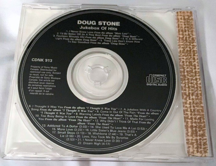 DOUG STONE-GREATEST HITS & MORE LOVE SAMPLER-CD RARE-(COUNTRY) | eBay