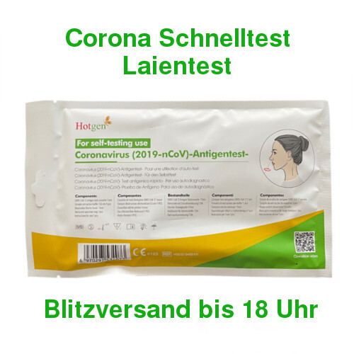 1x Corona Hotgen Schnelltest Laientest Selbsttest COVID 19 Anwendung ...