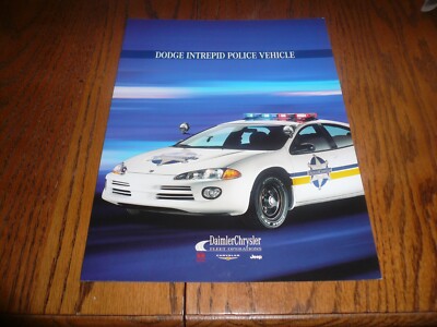 Dodge Intrepid Police Vehicle Sales Brochure - Vintage | eBay