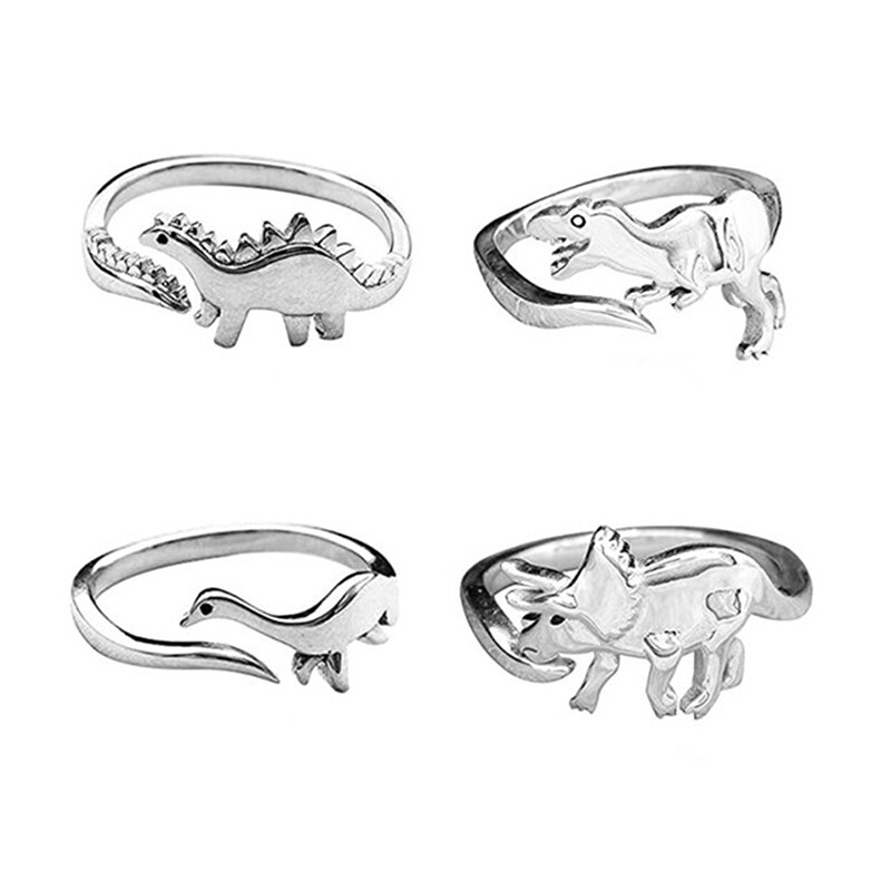 Dinosaur Ring for Women Brontosaurus Stegosaurus Rings Dinosaur Ring ...