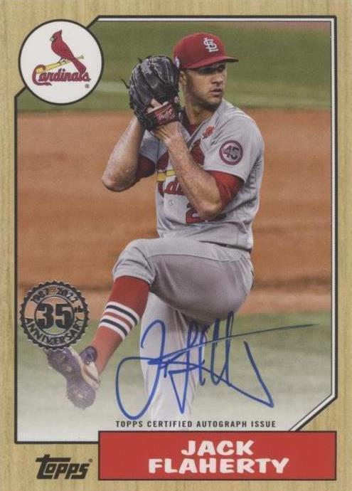2022 Topps Series 2 - 1987 Topps Baseball Autographs Jack Flaherty ...