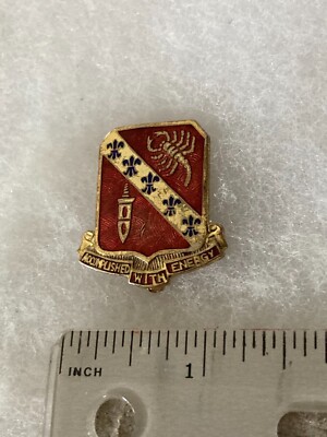 Authentic US Army 168th Field Artillery Battalion DI DUI Crest Insignia ...