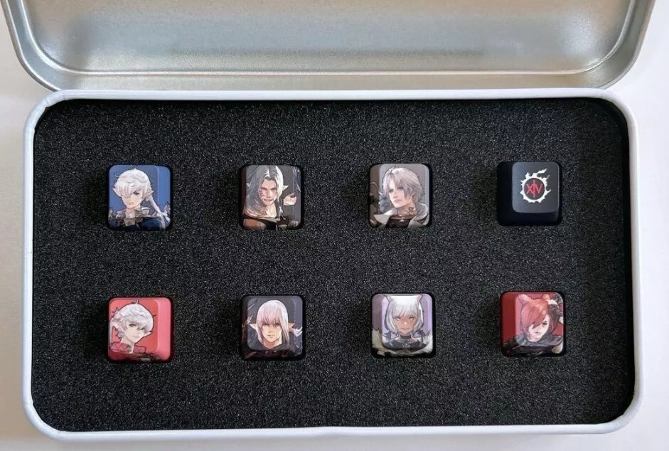 Final Fantasy XIV Keycap Scions Keyboard Set Korea Fanfest 2024 Square ...