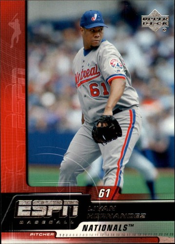 2005 Upper Deck ESPN Washington Nationals Baseball Card #54 Livan ...