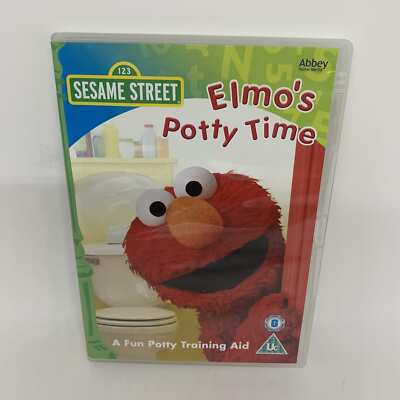 SESAME STREET: ELMO'S POTTY­ TIME DVD Region 2 EDUCATIONAL V Good Cond ...