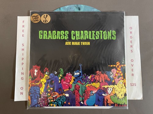 (NEW) GRABASS CHARLESTONS ASK MARK TWAIN COLORED VINYL RE LP NO IDEA ...