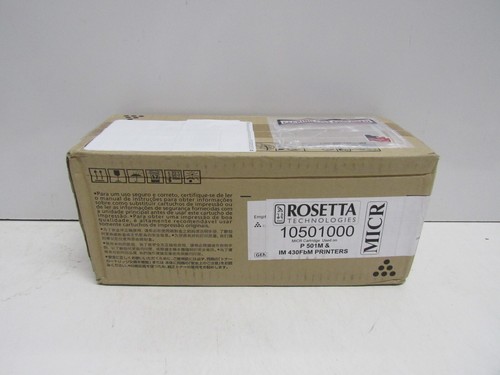 GENUINE ROSETTA TECHNOLOGIES 10501000 (P 501M) MICR TONER CARTRIDGE | eBay