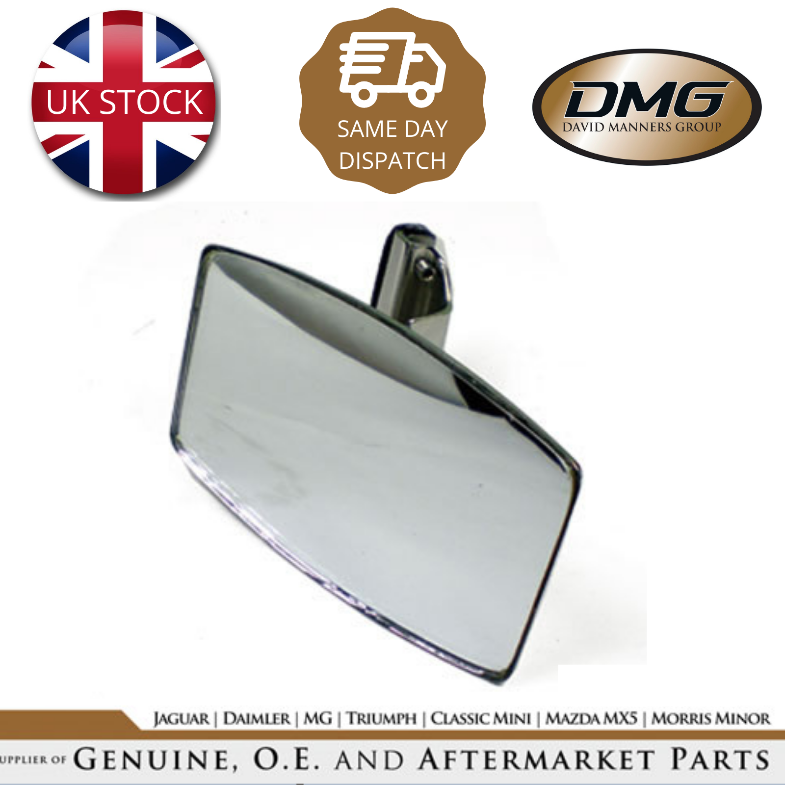 Clip On Overtaking Quarter Light Mirror MG, TRIUMPH, JAGUAR, MINI ...