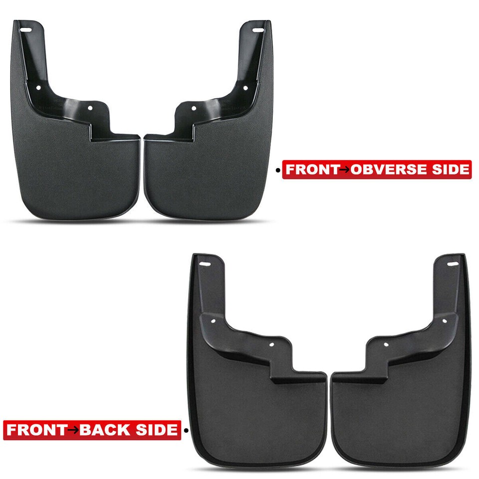 4x Splash Guards Mud Flaps for Chevy Colorado Canyon w/o Fender Flares ...