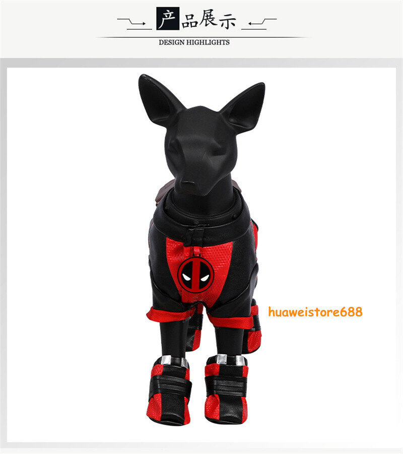 Deadpool 3 Wolverine Dogpool Cosplay Costume Outfit Pet Cat Dog Pet ...