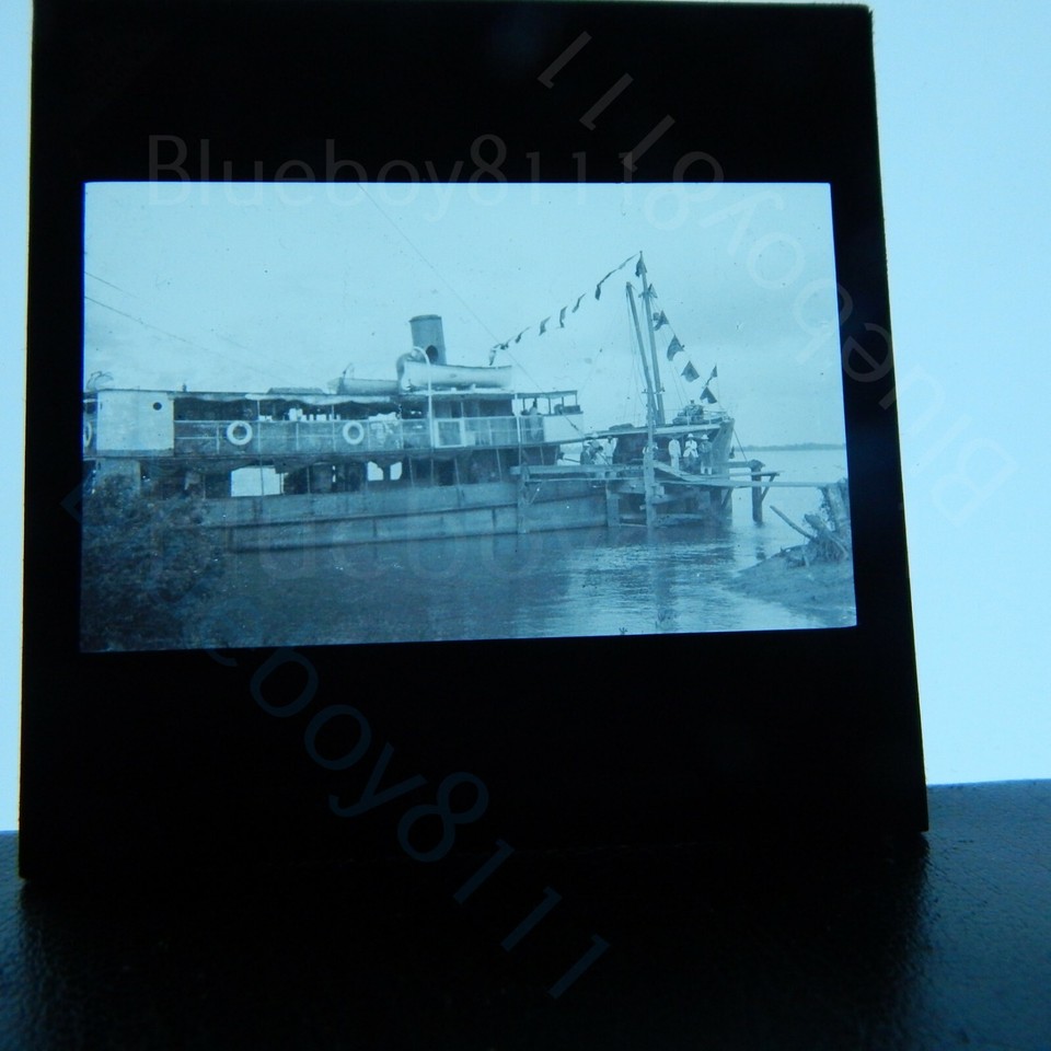 River boat steamer magic lantern | eBay UK