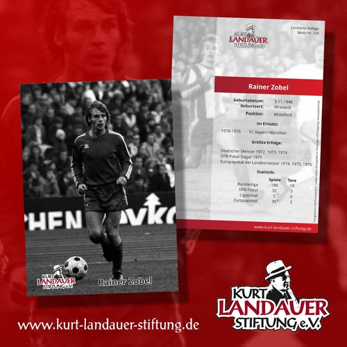 Autogrammkarte Rainer Zobel - Kurt Landauer Stiftung | eBay.de