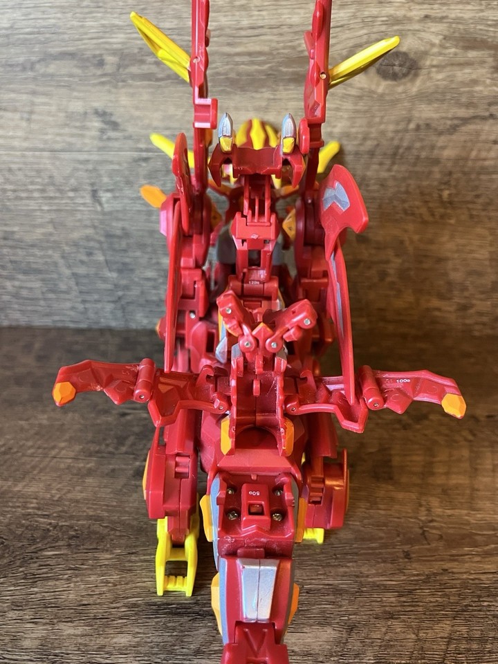 Bakugan Gundalian Invaders Pyrus Dragonoid Colossus Figure Red Dragon ...