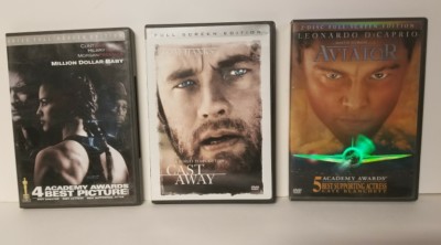 The Aviator - Cast Away - Million Dollar Baby 3 dvd lot Action Drama | eBay