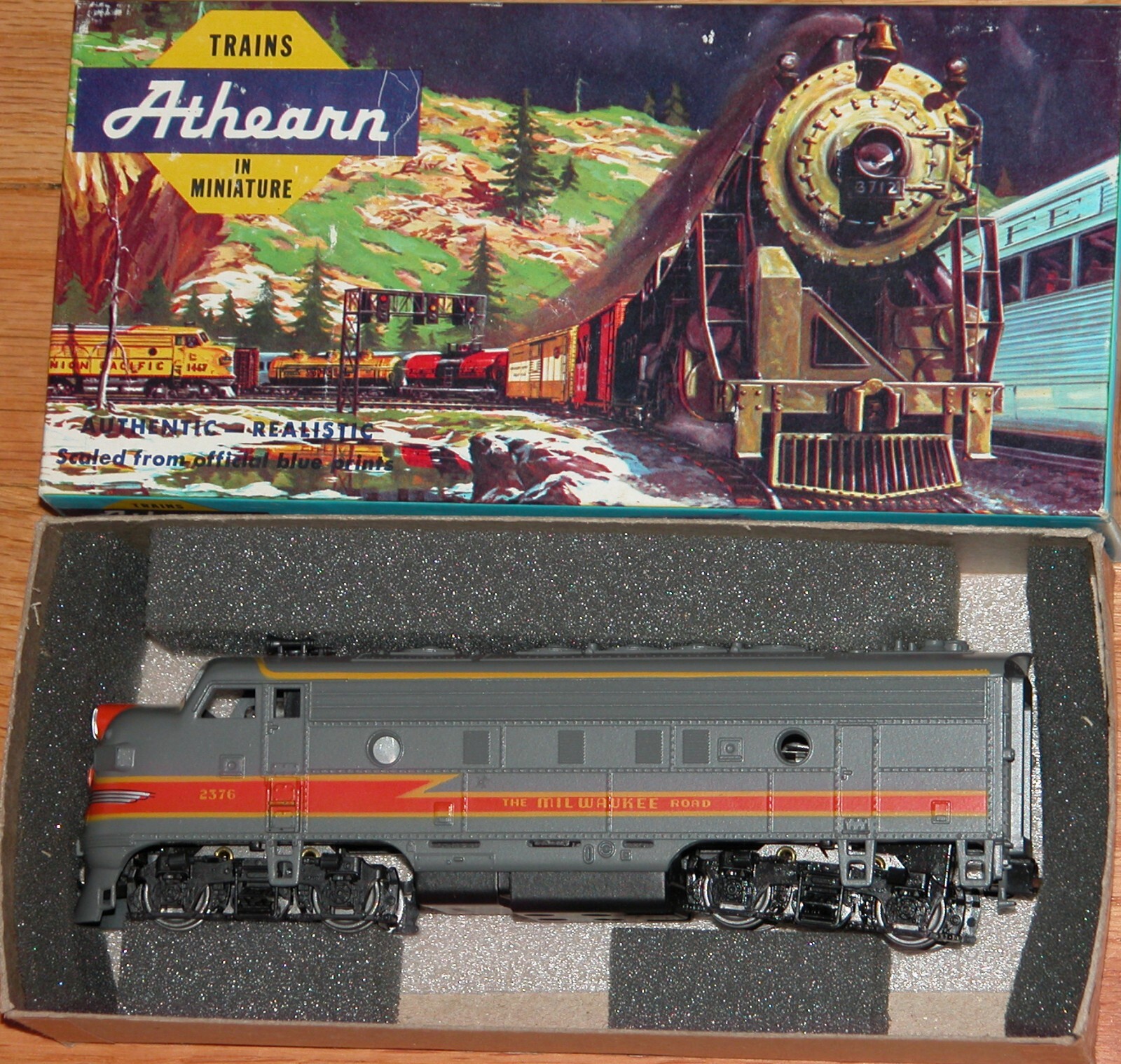 Athearn 3217 HO Scale F7a Milwaukee Super Power #408 for sale online | eBay