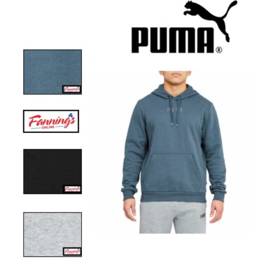 PUMA Men’s Fleece Hoodie Ribbed Cuffs And Waistband For Comfort | I13 ...
