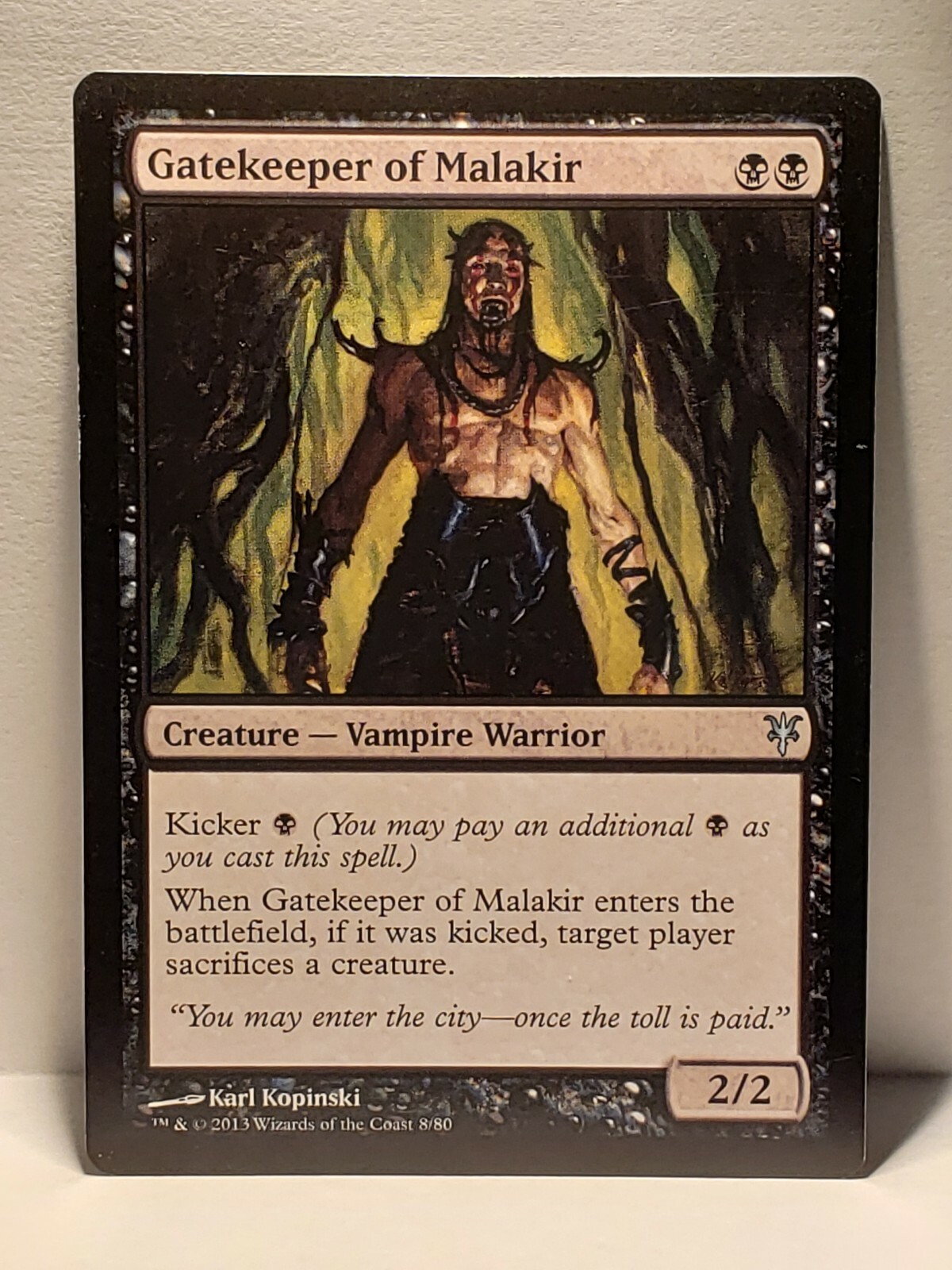 MTG Gatekeeper of Malakir, Duel Decks: Sorin vs. Tibalt, Uncommon LP ...