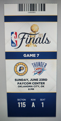 2025 NBA FINALS Replica Ticket INDIANA PACERS vs OKLAHOMA CITY THUNDER ...