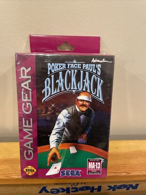 BRAND NEW Poker Face Paul's Blackjack (Sega Game Gear, 1992 ...