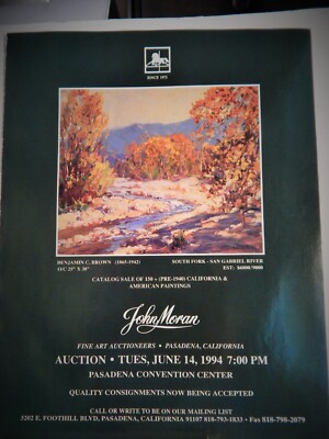BENJAMIN C BROWN / ROBERT J ONDERDONK ART PIECES VTG ORIG 1994-2 ...