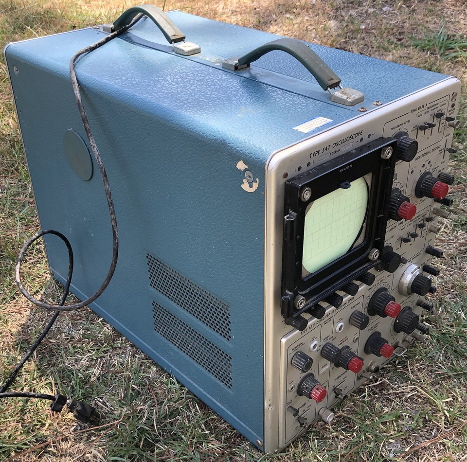 Tektronix Type 547 Oscilloscope 1A2 Dual-Trace Plug-in Unit Works 2 ...