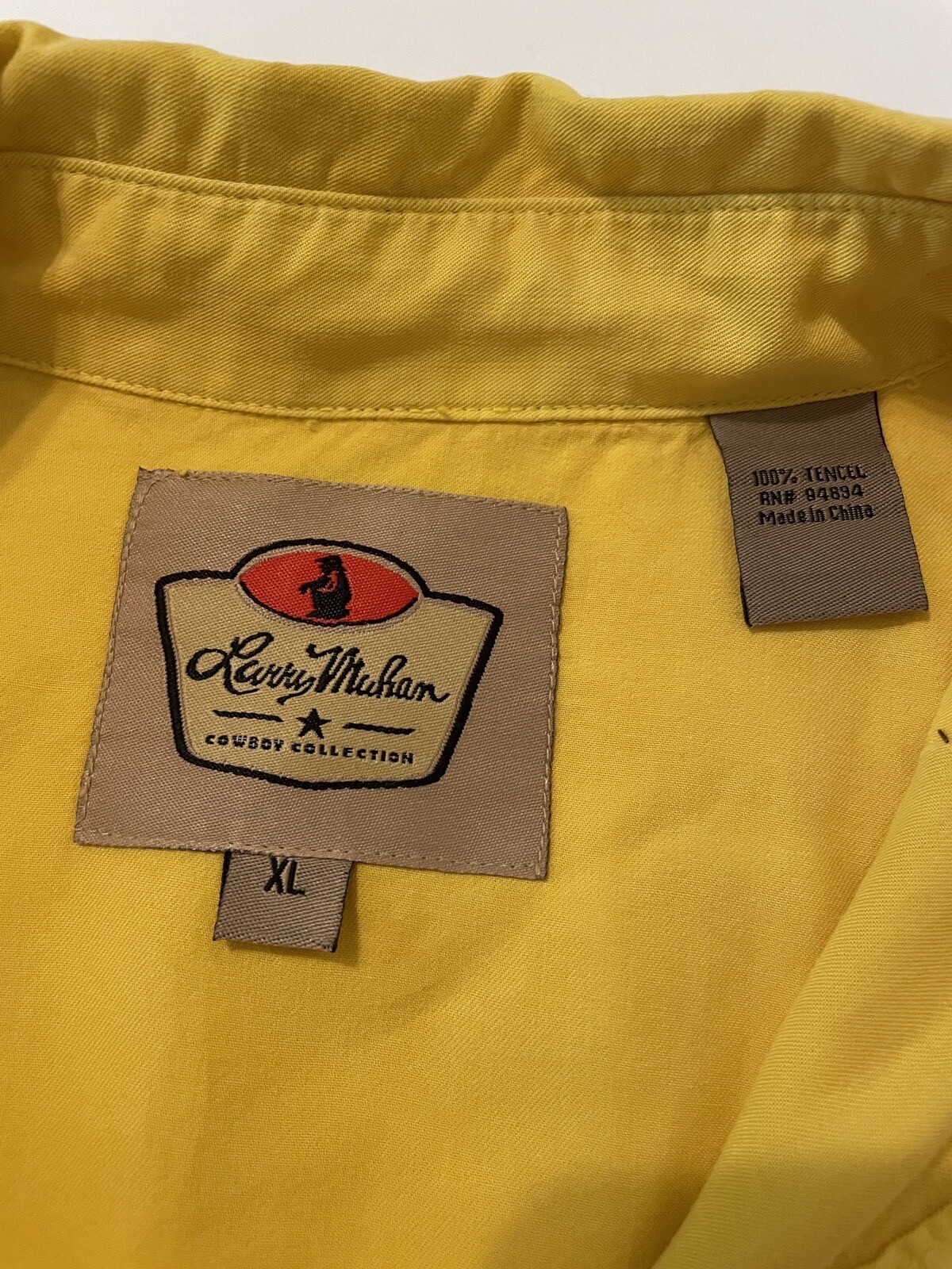 Larry Mahan Vintage Western Cowboy Mens Shirt Size XL… - Gem