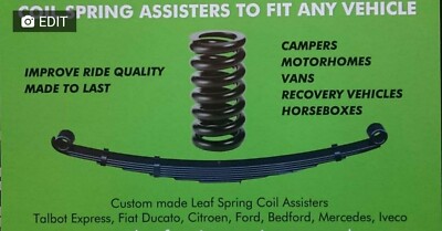 Spring Assister kit for Leaf Springs to fit a Renault Master Mk1,Mk2 ...