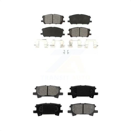 For Lexus Toyota Highlander RX350 RX330 Front Rear Semi-Metallic Brake ...