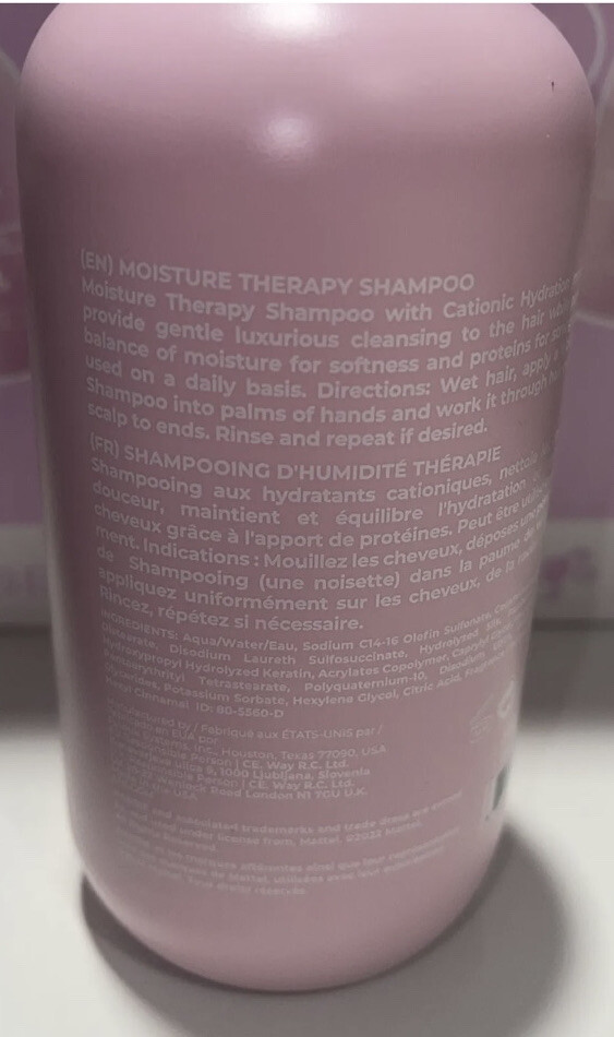 Chi x Barbie Limited Edition Shampoo 12oz Moisture Therapy Sealed Hair ...