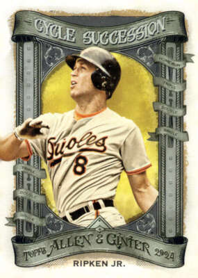 CAL RIPKEN JR. SP 2024 Allen & Ginter Cycle Succession #CS-7 MLB Oriol ...