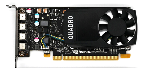 NVIDIA Quadro P1000 4GB GDDR5 Graphics Card - 4x Mini DP - SFF | eBay UK
