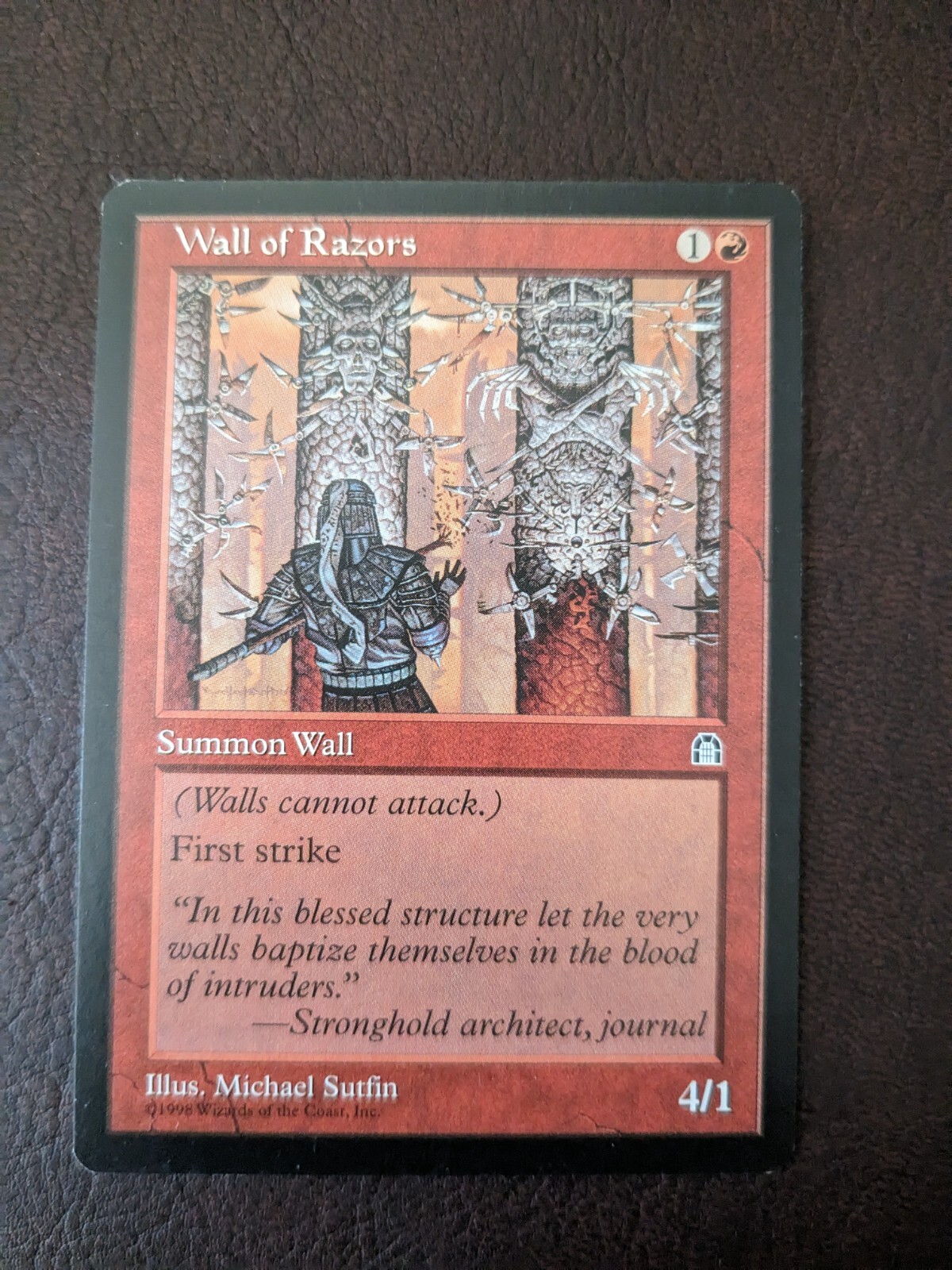 WALL OF RAZORS - Magic The Gathering MTG Collectible Card game | eBay